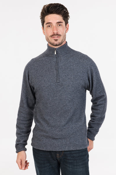 Lightweight Half Zip Sweater - Wool Online Australia | Melbourne CBD ...
